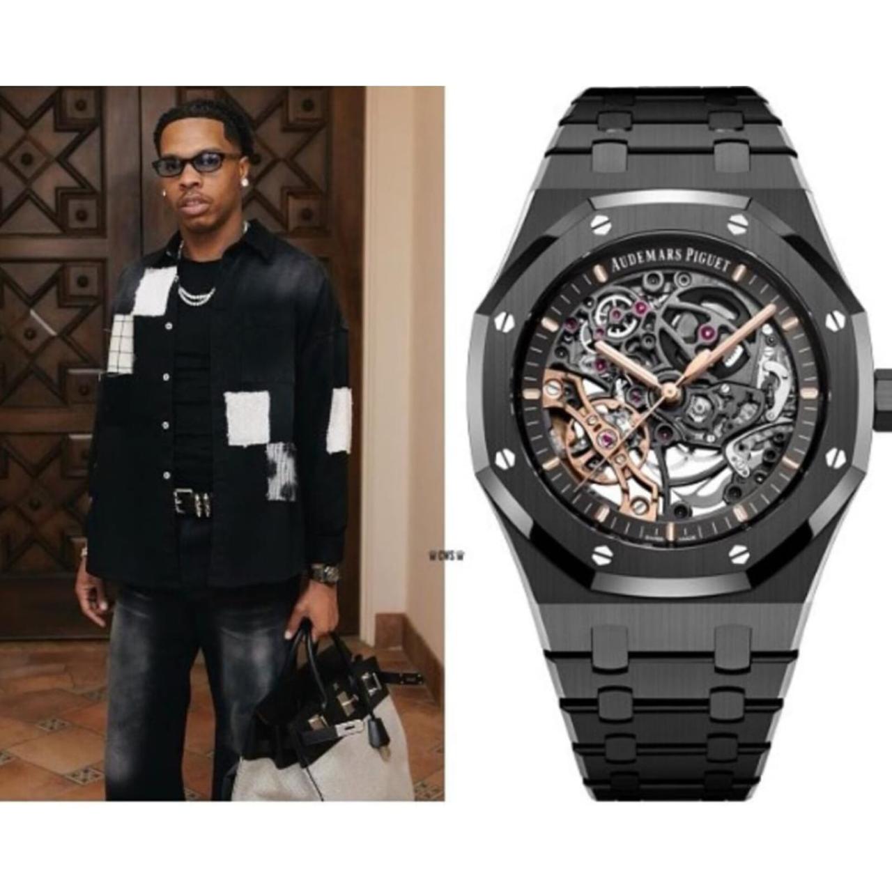 Audemars Piguet Royal Oak Skeleton 15407 FULL BLACK – ShahStore